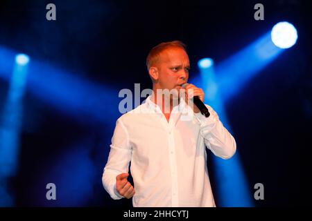 Sandro (Sandro Malinowski,Sohn von Freddy März) bei der Veranstaltung ...