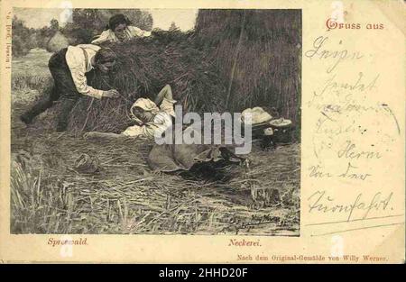 Spreewald, Postkarte, 1902h Stock Photo - Alamy
