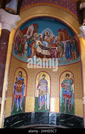 Interior of the Chapel by the tomb of Archbishop Makarios III, Mountain ...