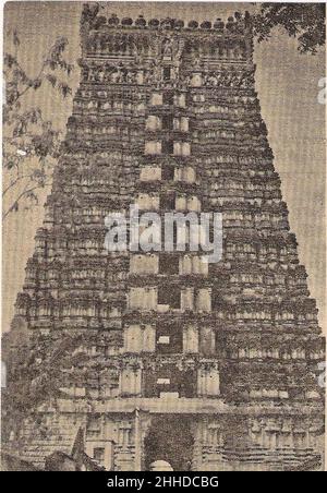 The Andal Temple Tower in Srivilliputtur, India, is a key architectural ...