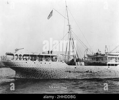 SS Kroonland, rear, Nov 1917 Stock Photo - Alamy