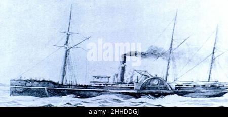 SS Pacific (1851 Stock Photo - Alamy