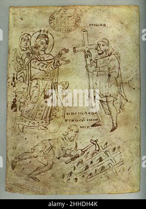 St Helena finding the true cross Stock Photo - Alamy