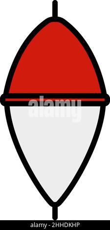Icon Of Float. Editable Bold Outline With Color Fill Design. Vector ...