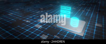 Abstract Central Computer Processors Concept Stock Photo - Alamy
