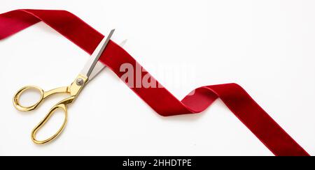 Inaugural invitation template, ribbon cut, Grand opening, New business ...