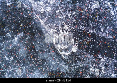 Kitchen countertop covered with all purpose flour after baking Stock ...