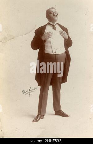 Stage actor Louis Hendricks in ''The Man of the Hour'' Stock Photo - Alamy