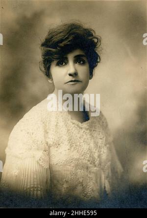 Minnie Maddern Fiske, stage actress Stock Photo - Alamy