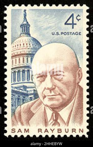 Stamp US 1962 4c Sam Rayburn Stock Photo - Alamy