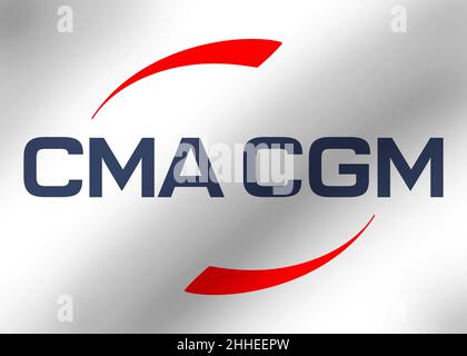 CMA CGM logo Stock Photo - Alamy