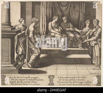 Plate 3: Psyche's two sisters are married to kings, from 'The Fable of ...
