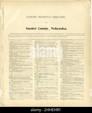 Standard atlas of Custer County, Nebraska - including a plat book of ...