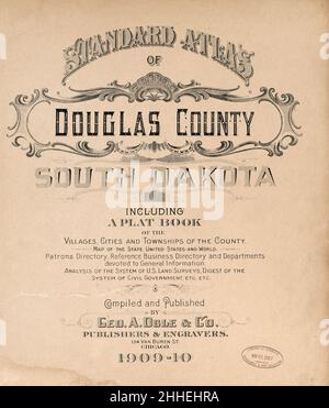 Standard atlas of Douglas County, South Dakota - including a plat book ...
