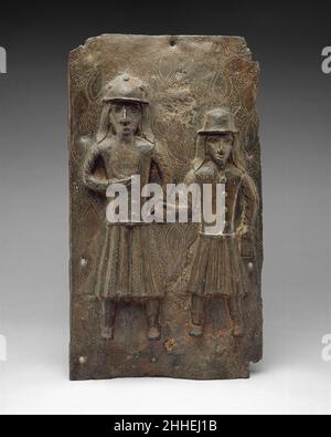 Plaque: Two Portuguese Merchants, 16th–17th century Stock Photo - Alamy