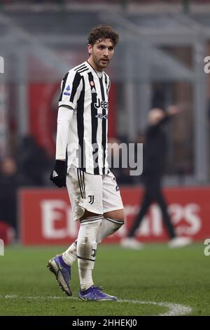 Manuel Locatelli of Juventus FC looks on during the Serie A football ...