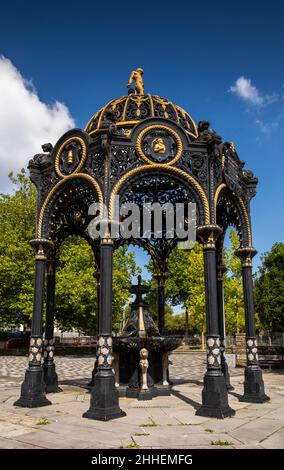 The Fountain Merthyr Tydfil South Wales Stock Photo - Alamy