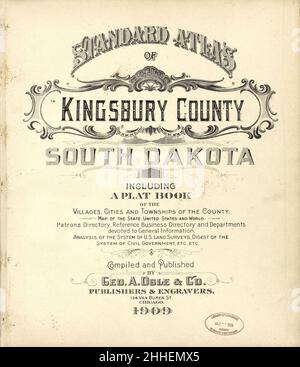 Standard atlas of Kingsbury County, South Dakota - including a plat ...