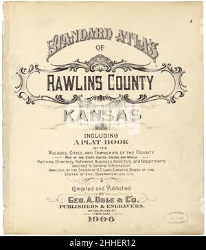 Standard atlas of Rawlins County, Kansas - including a plat book of the ...