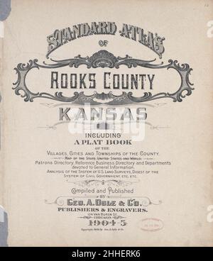 Standard atlas of Rooks County, Kansas - including a plat book of the ...
