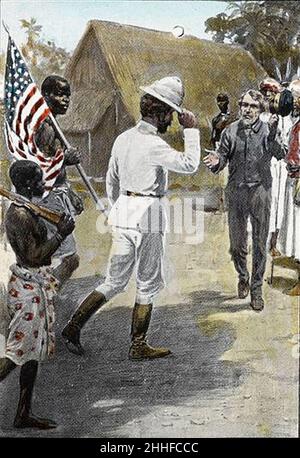 Stanley meets Livingstone Stock Photo - Alamy