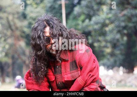 Dhaka, Bangladesh - December 27, 2021: Shams Sumon has become a model ...