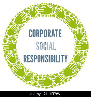 CSR corporate social responsibility symbol Stock Photo - Alamy