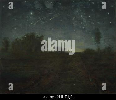 Jean-François Millet - Starry Night Stock Photo - Alamy