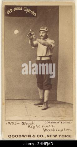 Shoch, Right Field, Washington, from the series Old Judge Cigarettes ...
