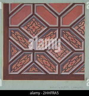 Design for a ceiling second half 19th century Jules-Edmond-Charles ...