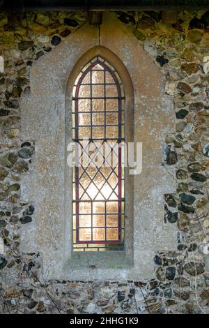 Graveyard cemetery at St Mary Magdalene Church, a historic Saxon church ...