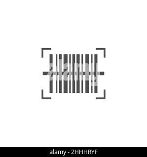 Barcode Scanner icon vector, filled flat sign, solid pictogram isolated ...