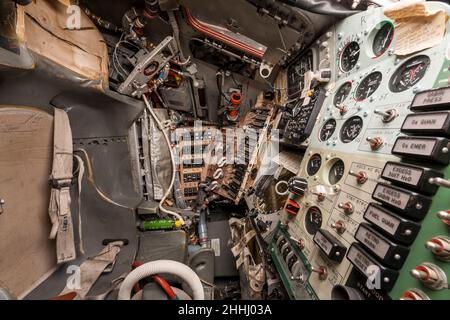 Cramped interior of the Mercury Capsule, MA-6, Friendship 7 manned ...