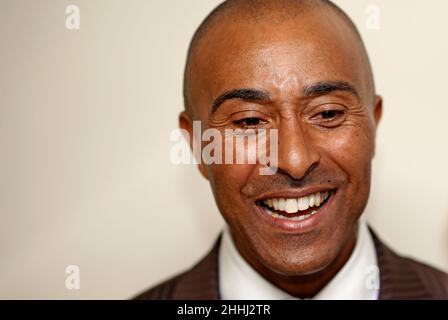 Colin Jackson in Abergavenny Wales on 5th of March 2019. Colin Ray ...