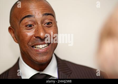 Colin Jackson in Abergavenny Wales on 5th of March 2019. Colin Ray ...