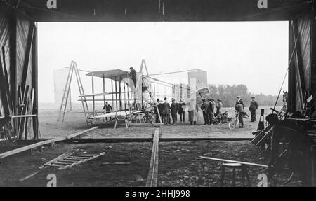 Cody on His Biplane. Samuel Franklin Cowdery (later adopting the ...