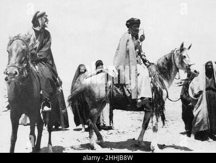 Sheikh Mahmud of the Bani Tamim Tribe seen here with friends and ...