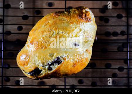 cougnou belgian chocolate bread handmade Stock Photo - Alamy