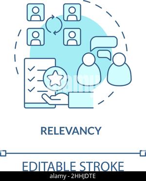 Relevancy concept icon Stock Vector Image & Art - Alamy