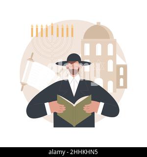 A cartoon illustration of Moses with a scroll Stock Vector Image & Art ...