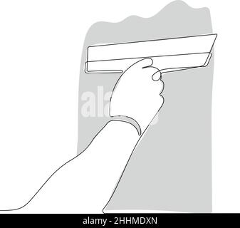 Human hand holds paint brushes with paint Stock Vector Image & Art - Alamy