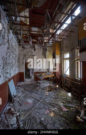 Destroyed command post of the secret military facility of the USSR's ...