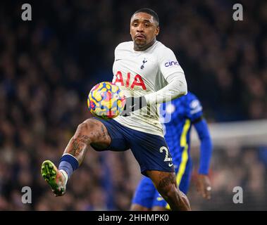 Steven Bergwijn #23 of Tottenham Hotspur during the game Stock Photo ...