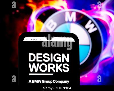 Ukraine. 25th Jan, 2022. In this photo illustration, the Walt Disney ...