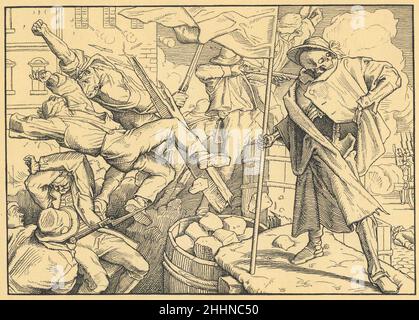 Alfred Rethel Another Dance of Death of the Year 1848 Plate Stock Photo ...