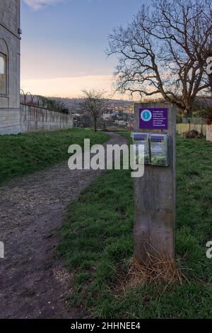 Bath City Skyline from Bathwick Hill in Spring. Somerset. England. UK ...