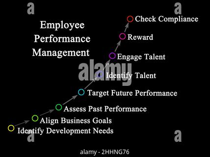 Components of Employee Performance Management Stock Photo - Alamy