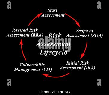 Life cycle of Risk Assessment Stock Photo - Alamy