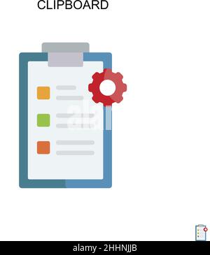 clipboard empty vector icon editable stroke outline icons for web and ...