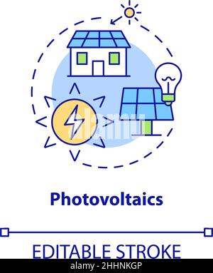 Photovoltaics abstract concept vector illustration Stock Vector Image ...